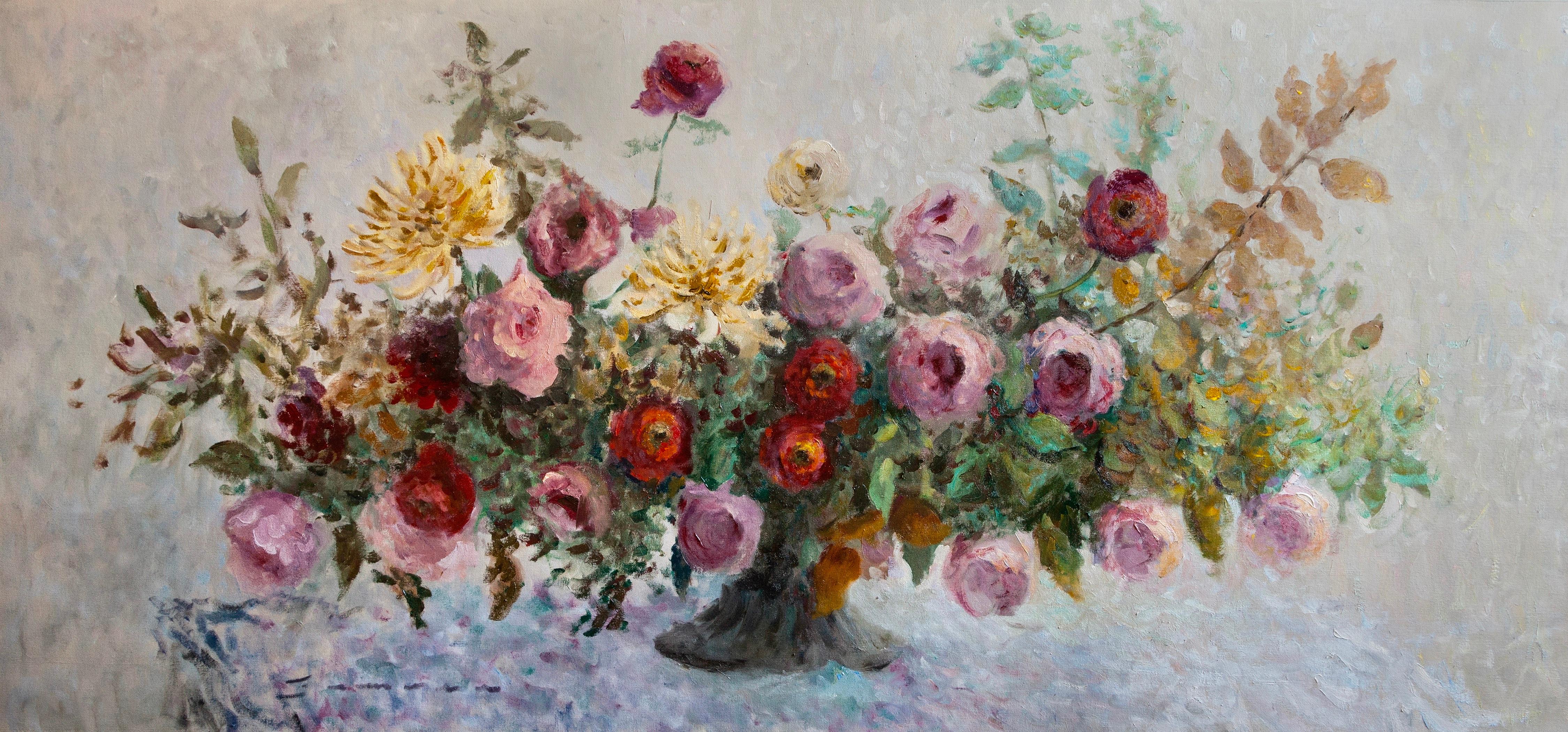 James Zamora - Fall Arrangement -original impressionism still life ...