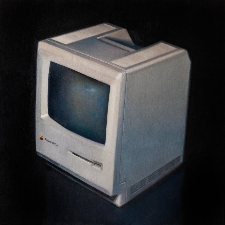 James Zamora - Macintosh - Realism original modern technology Apple oil ...