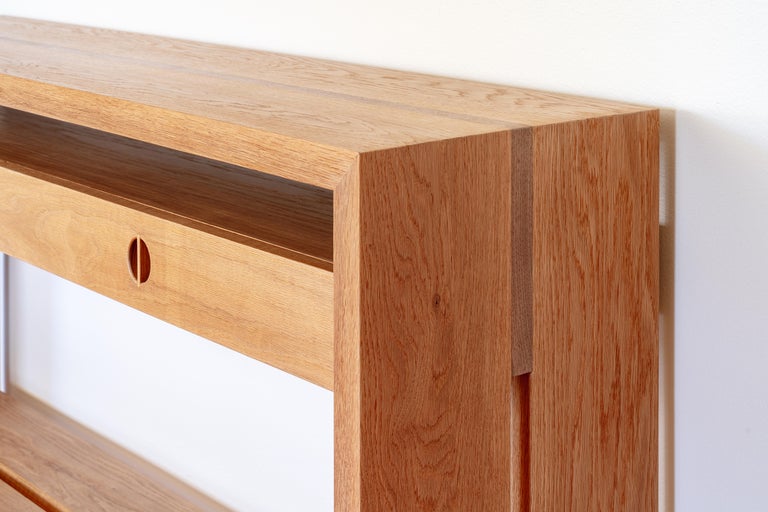Jameson Console Table, Solid Oak and Walnut by Lynnea Jean For Sale at ...