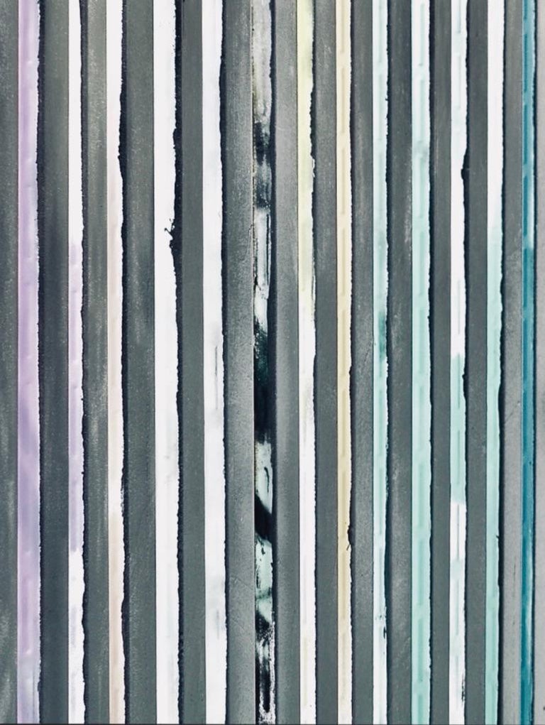 Jami Goldman - Pillars of Strength (36" x 72" Diptych) For Sale at 1stDibs