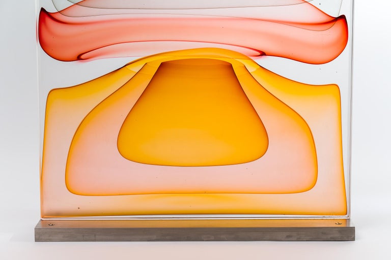 Jamie Harris, Infusion Block in Ambers, Ruby, Blue and Orange For Sale ...