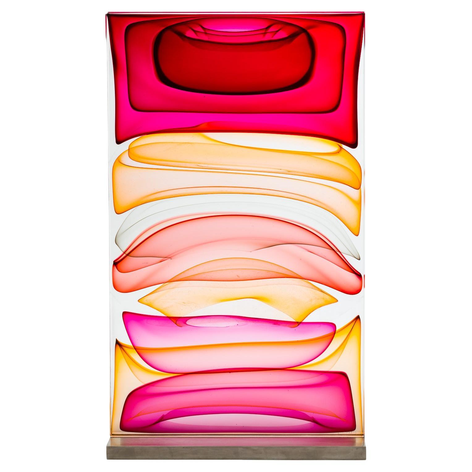 Jamie Harris, Infusion Block in Ambers, Ruby, Blue and Orange For Sale ...