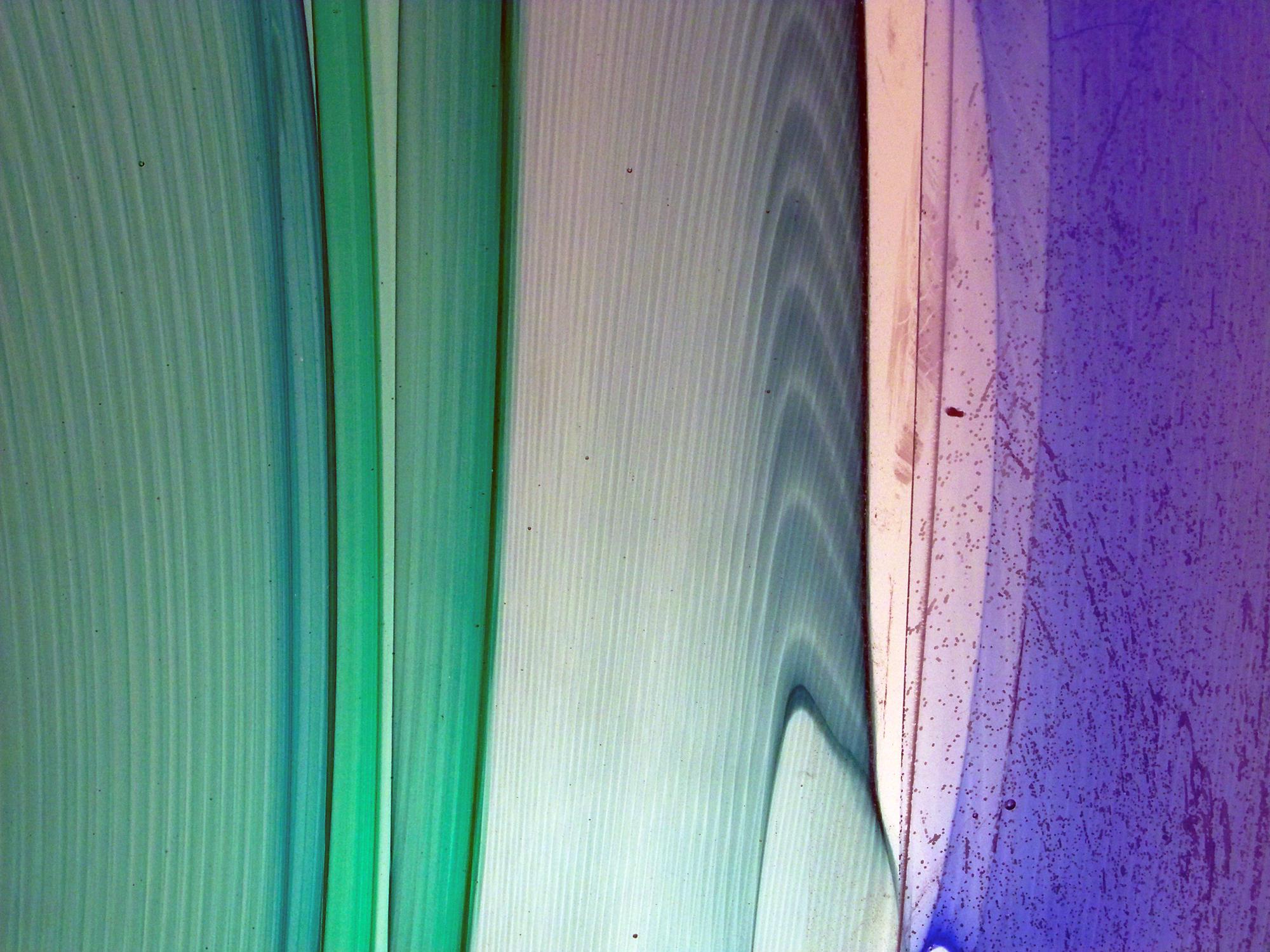 Jamie Harris - "Threaded Infusion Block in Greens, Blues and Gold ...