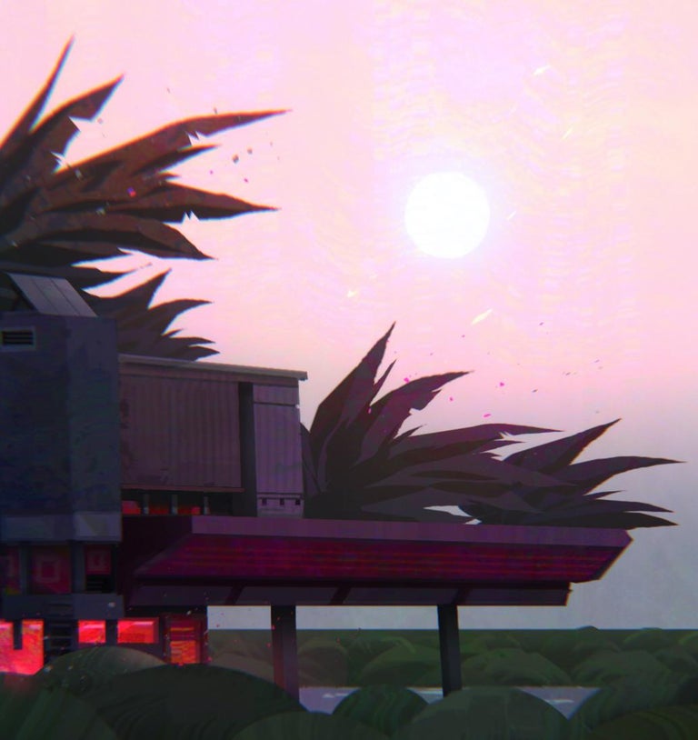 Digital Art Painting Vis Dev Animation 2D 3D Pink Trees Magical Realism ...