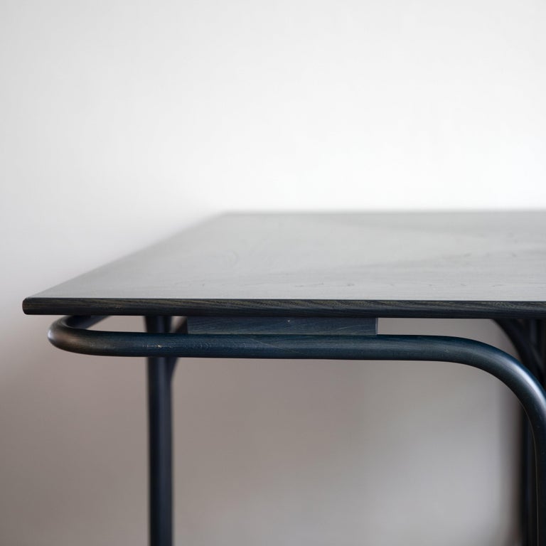 Jan Bočan Stained Beech Bentwood Embassy Table #1 at 1stDibs