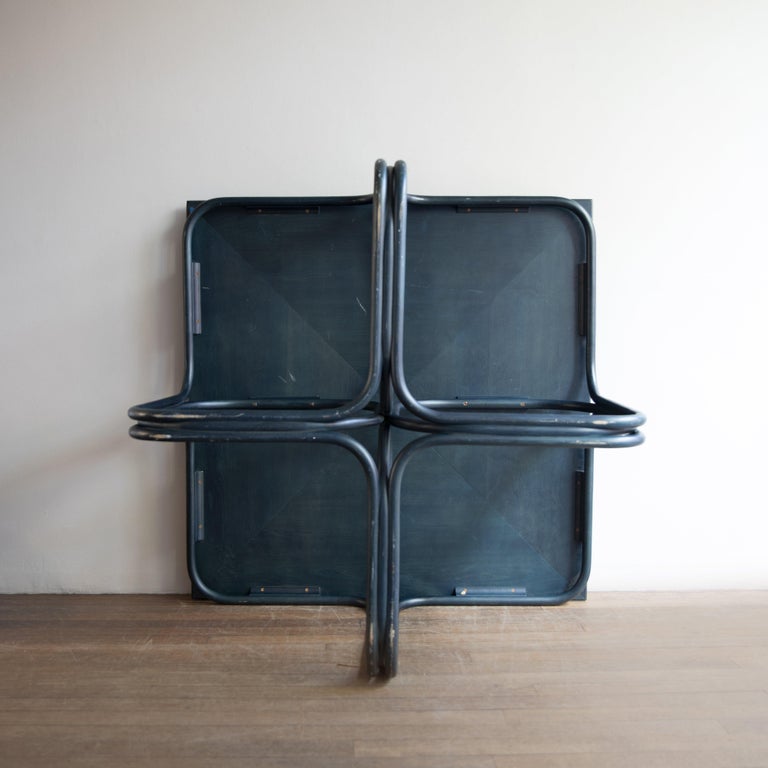 Jan Bočan Stained Beech Bentwood Embassy Table #1 at 1stDibs