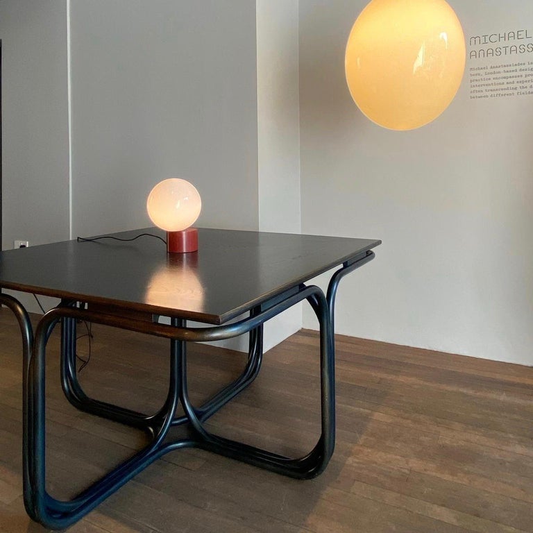 Jan Bočan Stained Beech Bentwood Embassy Table #1 at 1stDibs