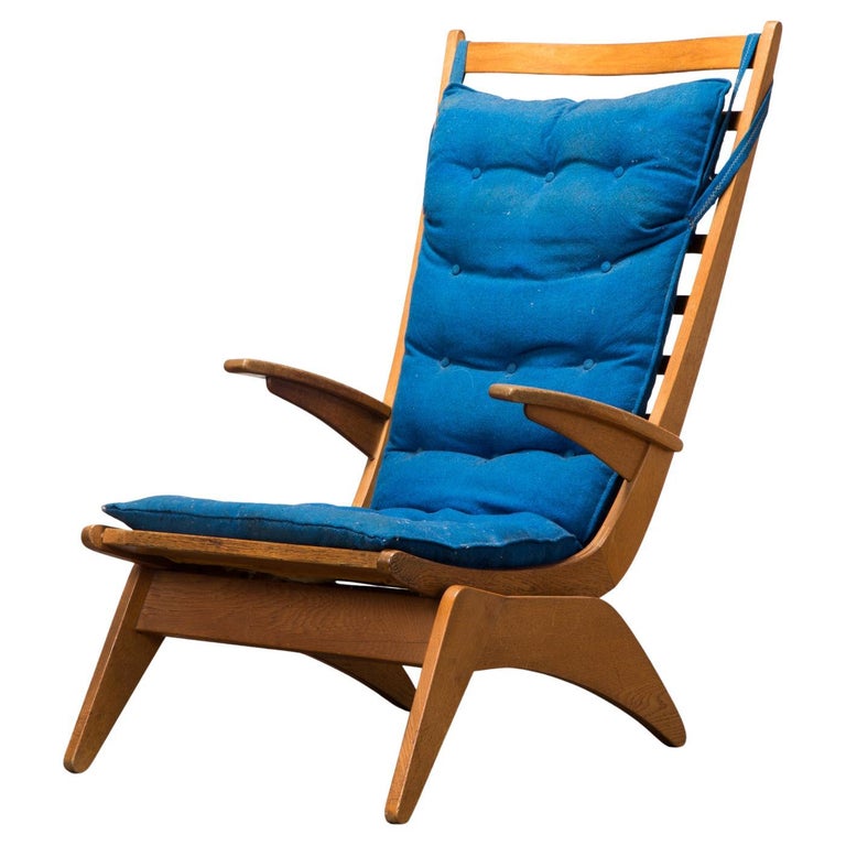 Jan den Drijver high back lounge chair, De Stijl.Netherlands 1950s. at ...