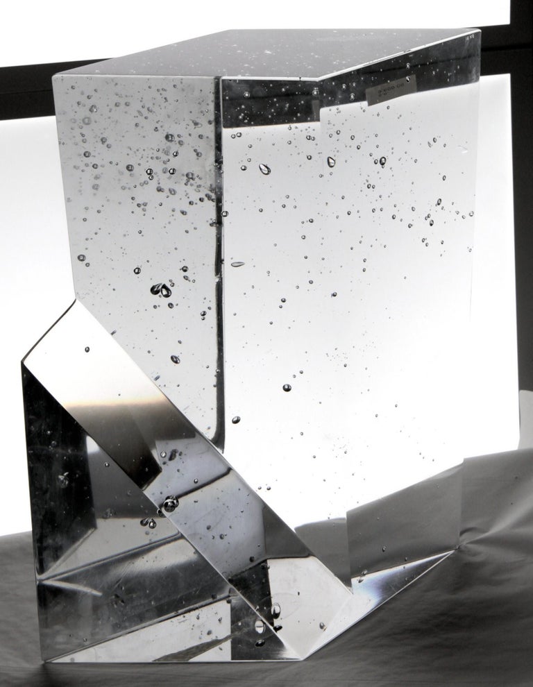 Jan Exnar, Czech Crystal Monolith with Undercut Step, 1998 at 1stDibs