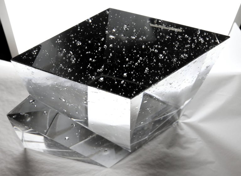 Jan Exnar, Czech Crystal Monolith with Undercut Step, 1998 at 1stDibs