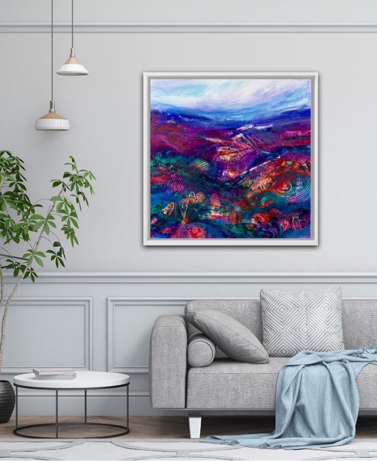 Jan Gardner - Jan Gardner, Burren Secrets, Original Abstract Painting ...