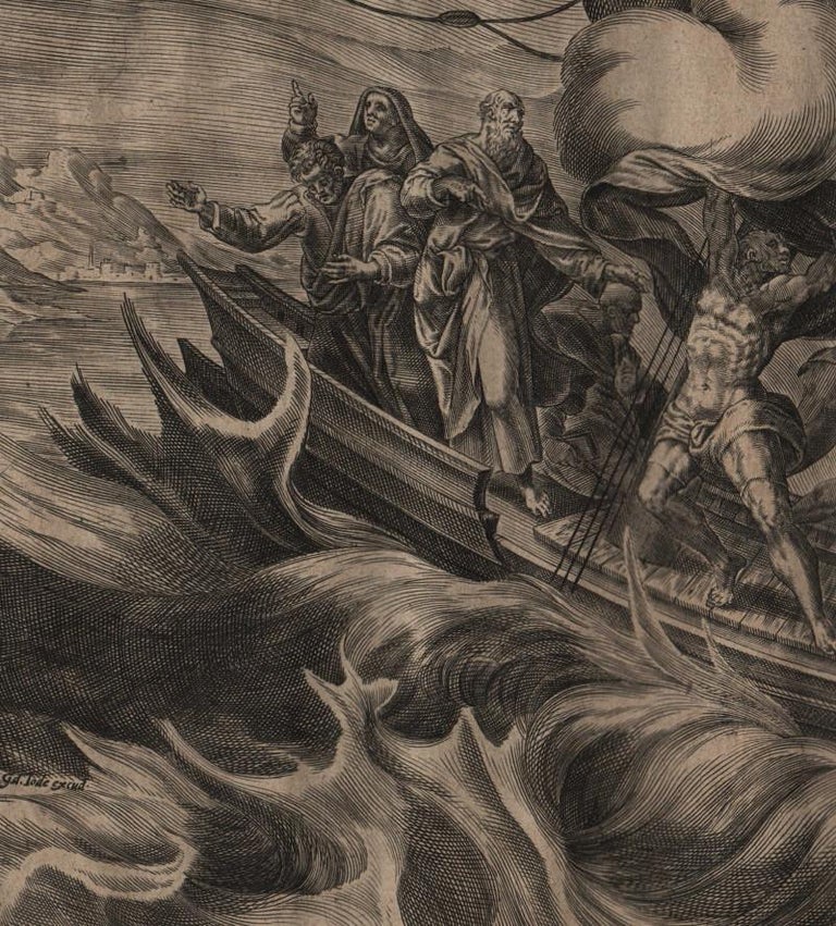Jan Harmensz Muller - Miracle of Christ on the Sea - Framed Old Master ...