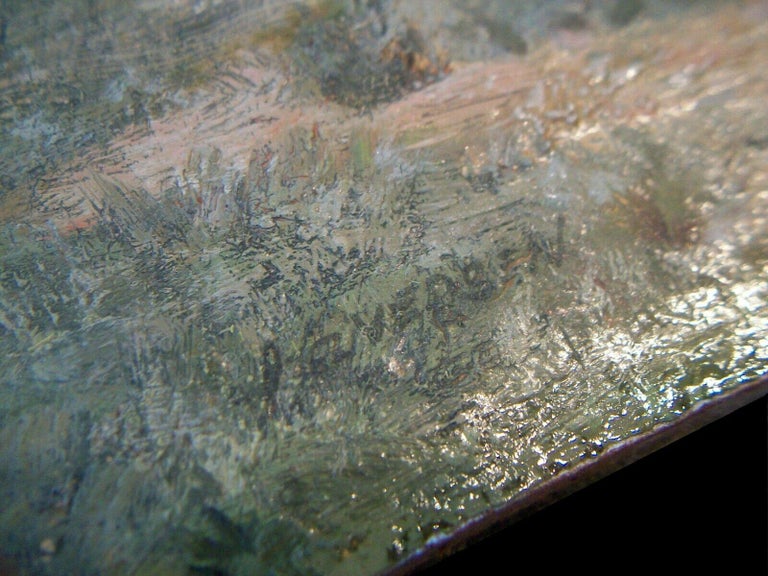 Jan Hendrik Eversen, 'Molen Te Ede', Oil Painting on Panel, Holland, C ...