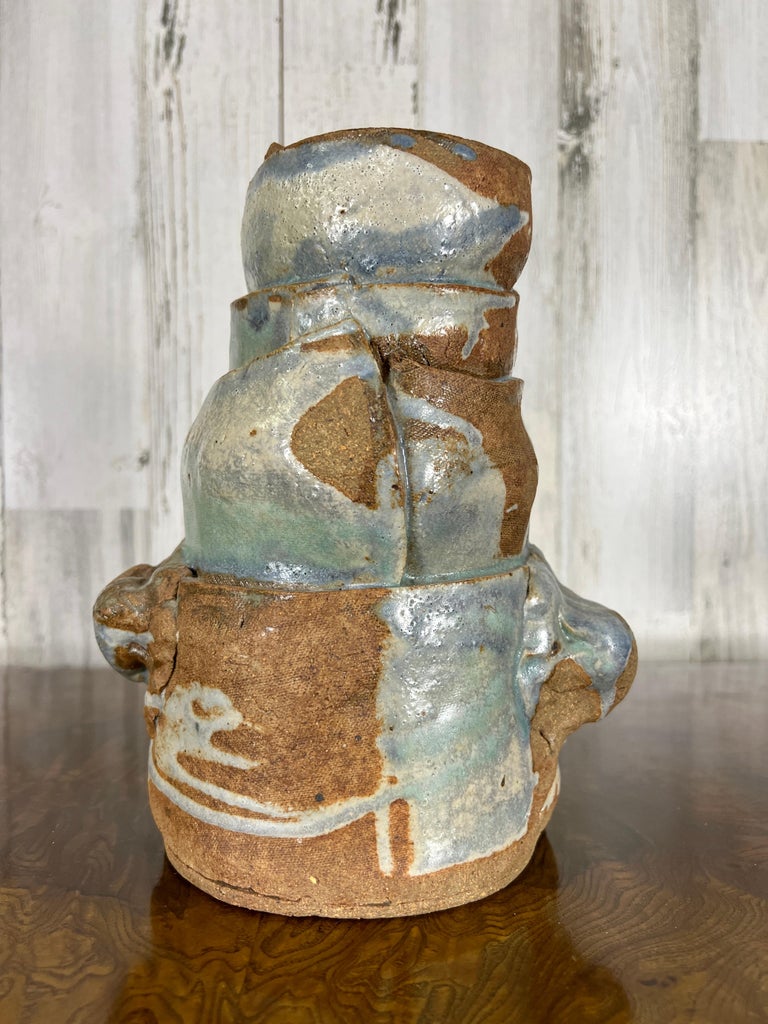 Jan Jones American Studio Pottery Vase For Sale at 1stDibs