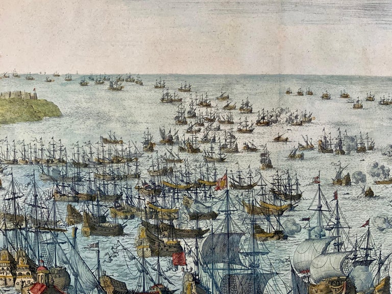 Jan Luyken, Defeat of the Spanish Armanda in 1588 For Sale at 1stDibs