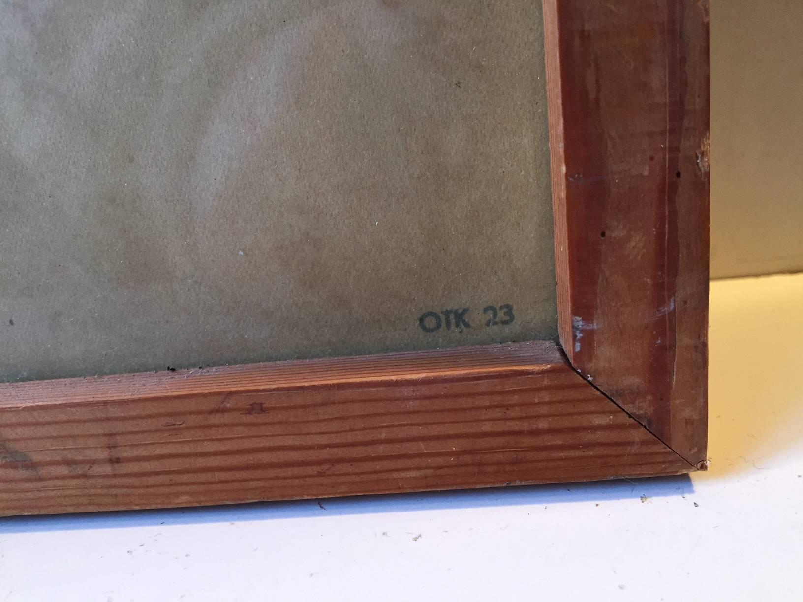 Jan Preisler 'Edward Munch' Antique Exhibition Poster, Prague, 1905 For ...