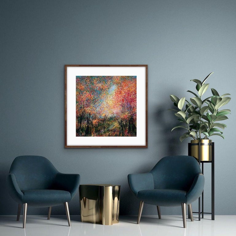 Jan Rogers - Autumn at Elnup Wood, Jan Rogers, Contemporary Landscape ...