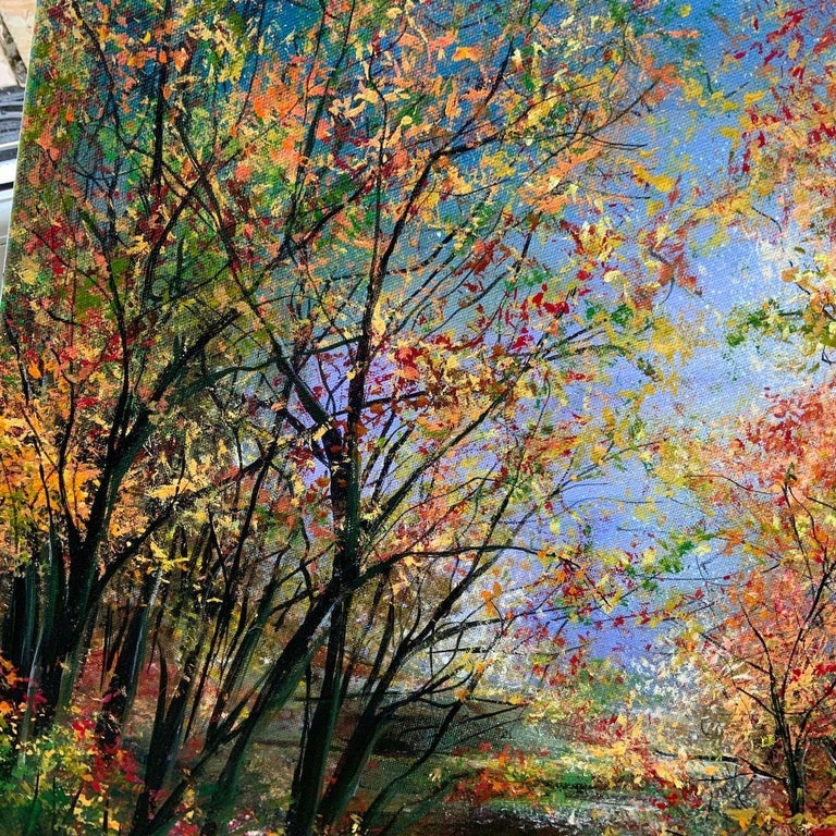 Jan Rogers - Autumn Blaze Fairy Glen by Jan Rogers, Contemporary ...