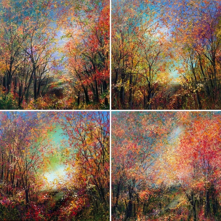 Jan Rogers - Autumn Glory Fairy Glen by Jan Rogers, Landscape art ...