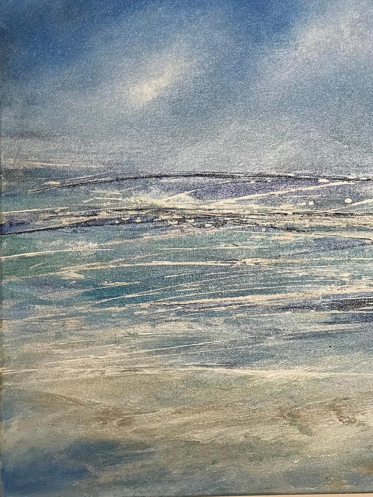 Jan Rogers - Abstract Tenby to Caldey by Jan Rogers, Contemporary art ...