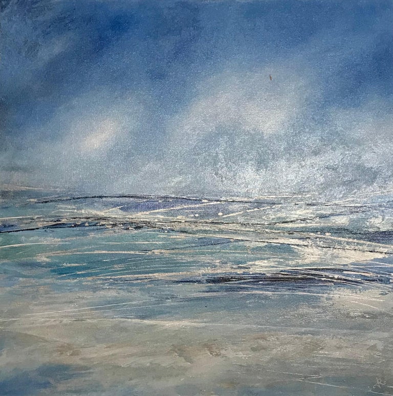 Jan Rogers - Abstract Tenby to Caldey by Jan Rogers, Contemporary art ...