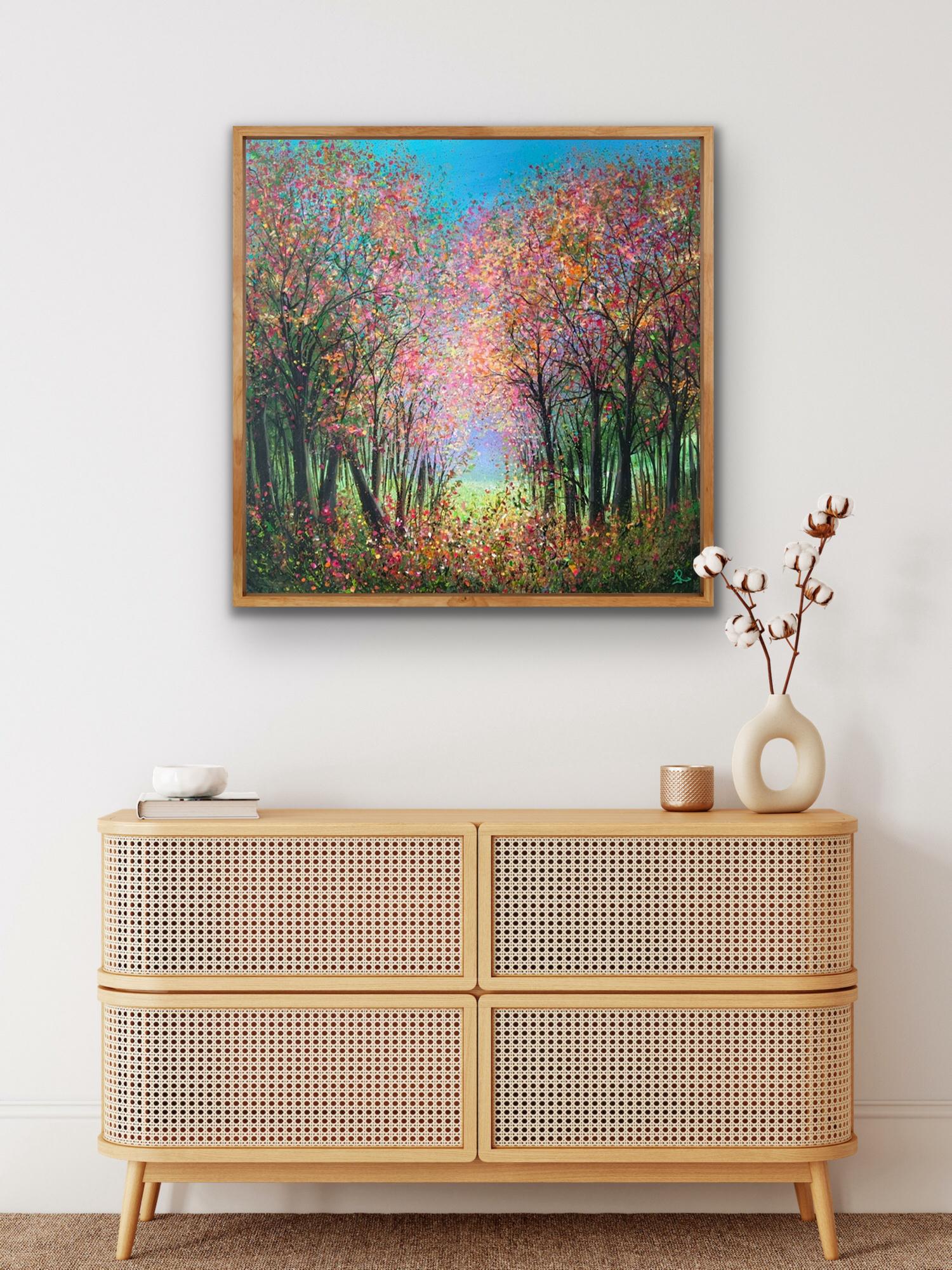 Jan Rogers - Jewelled Autumn by Jan Rogers, Woodland scene ...