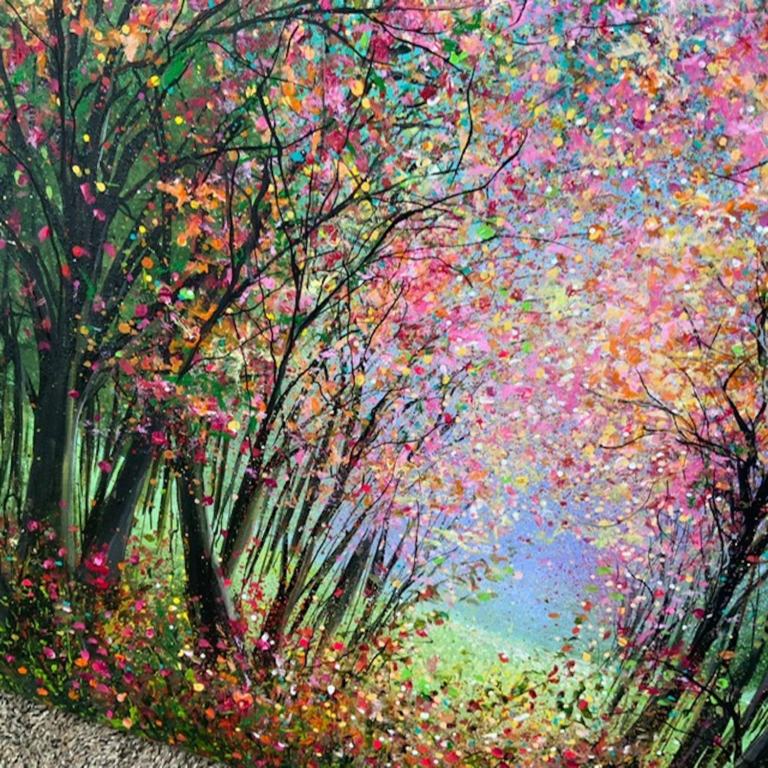 Jan Rogers - Jewelled Autumn by Jan Rogers, Woodland scene ...