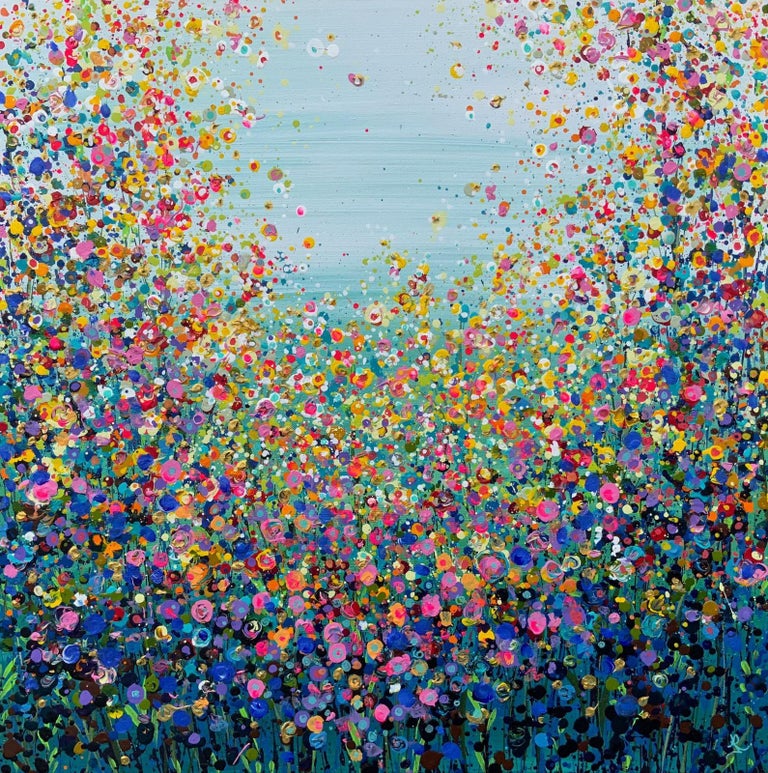 Jan Rogers - Meadows Mayhem by Jan Rogers, Original painting, Floral ...