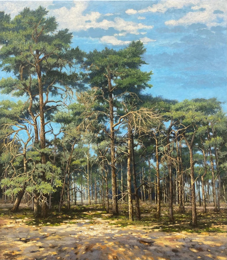 Jan Smits - Pine Trees 21st Century Contemporary Dutch Landscape ...