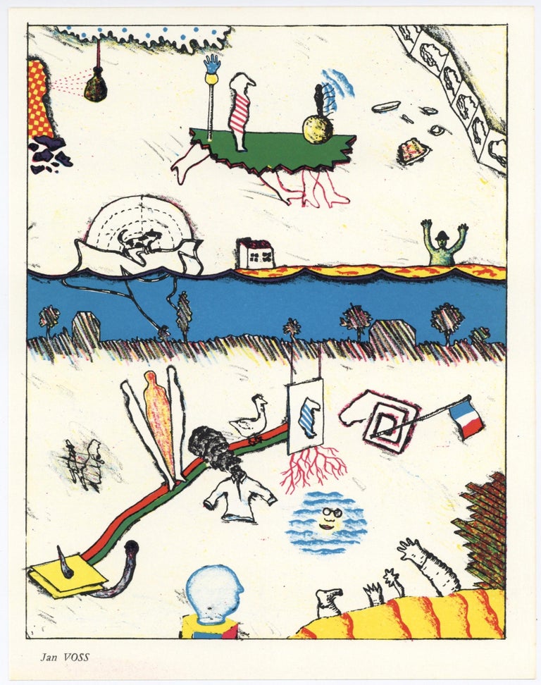 Jan Voss - original lithograph For Sale at 1stDibs