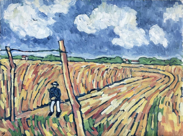 Jan Willem Versteeg - Hommage, Painting, Oil on Paper For Sale at 1stDibs