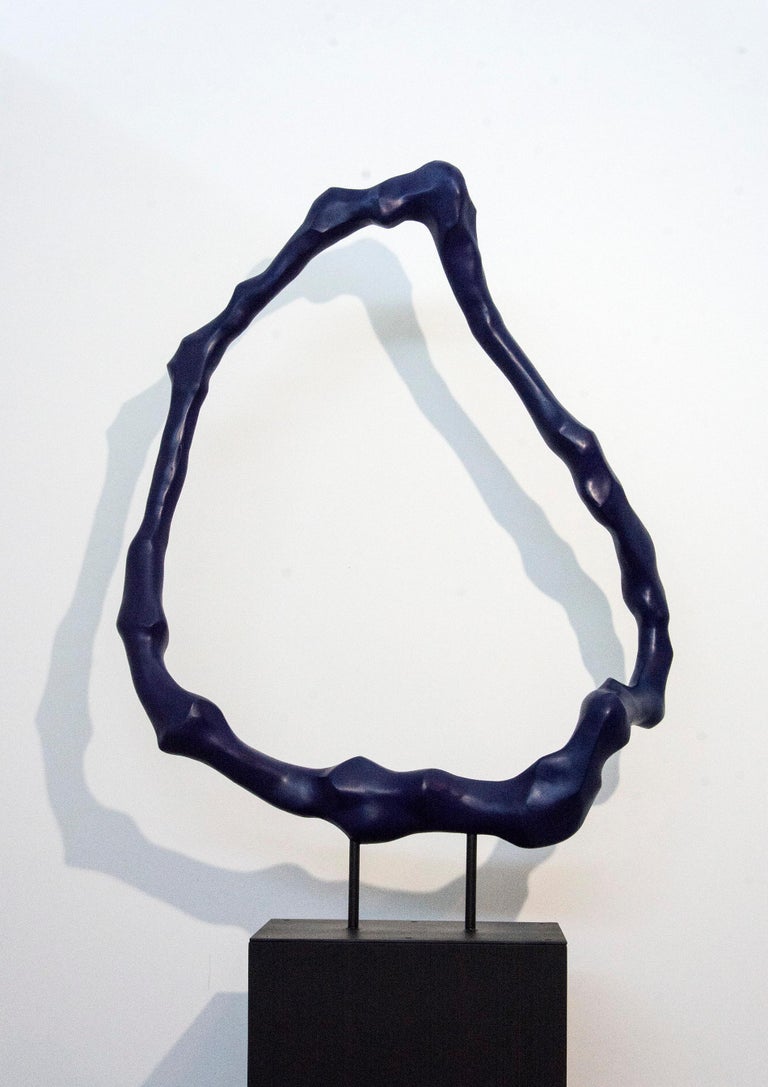 Jana Osterman - Biomorphic Blue No 11 - smooth, pigmented Winterstone ...