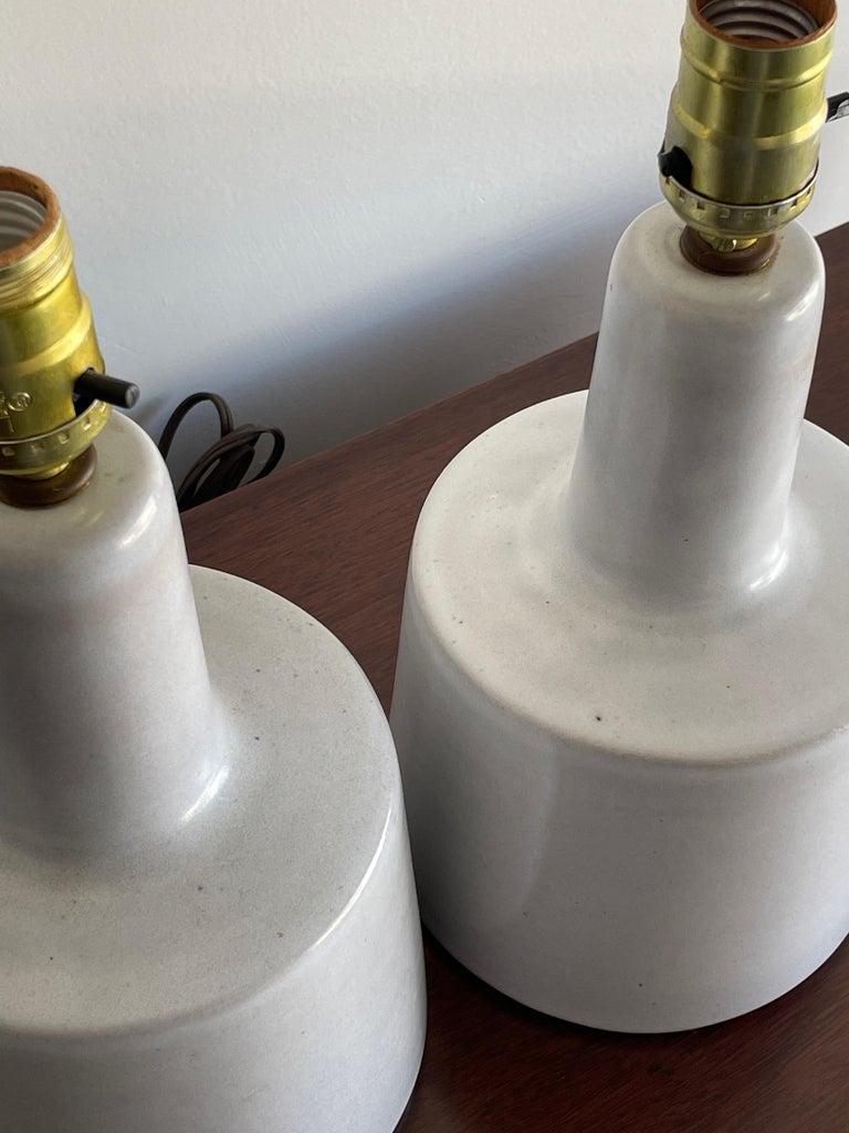 Jane and Gordon Martz Table Lamps, Ceramic For Sale at 1stDibs