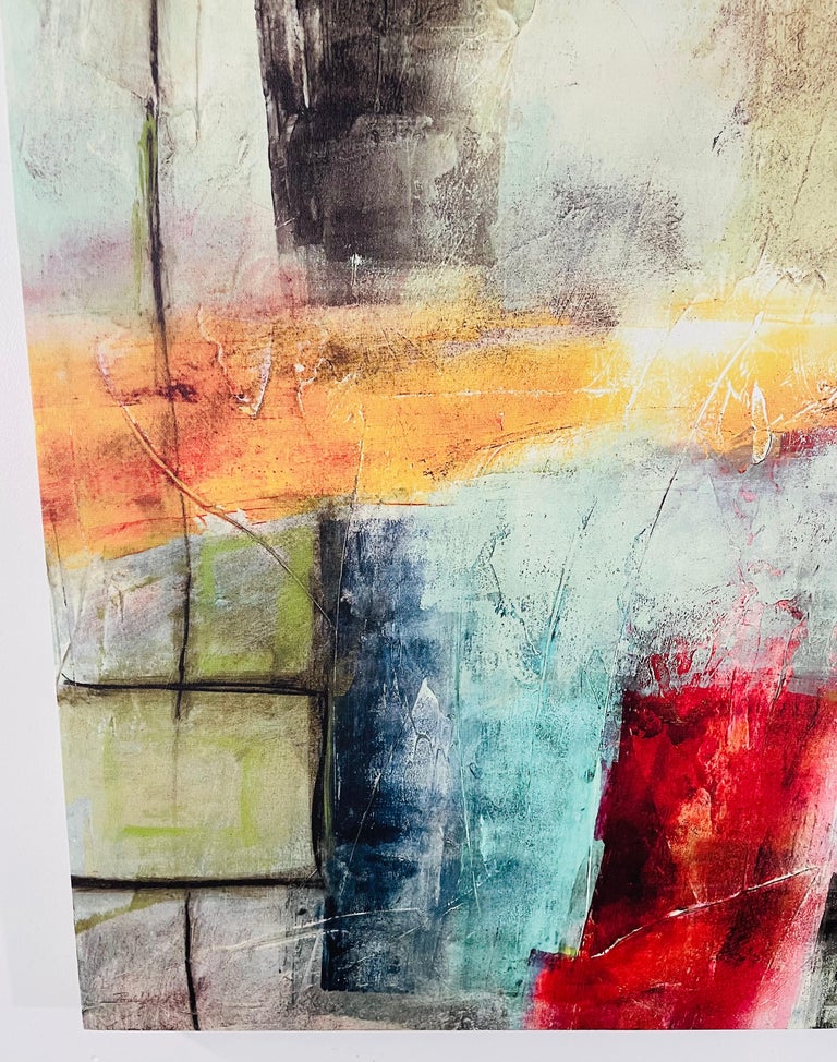 Jane Bellows Abstract Giclee Print on Canvas Titled Impulse I at ...