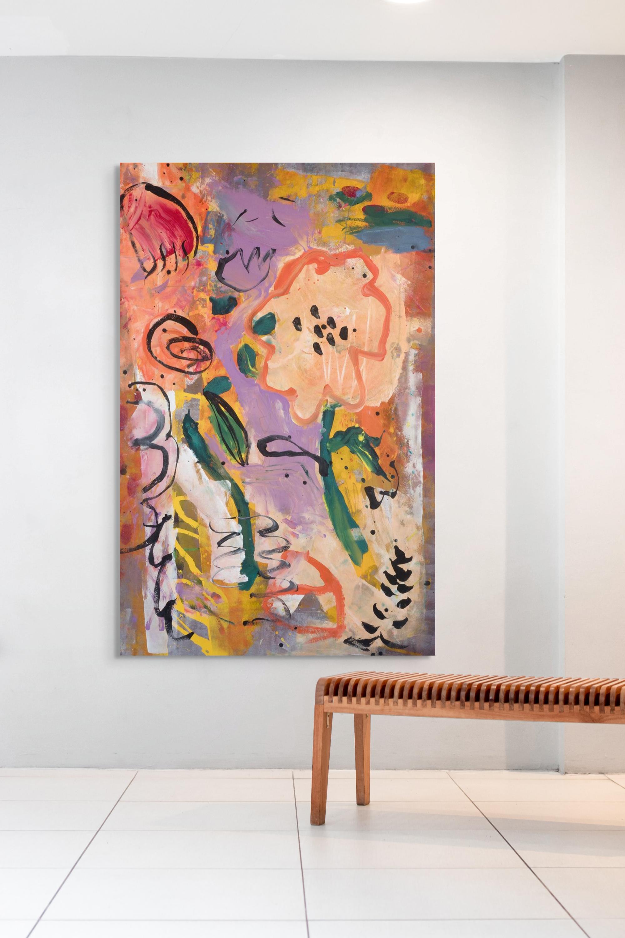 Jane Booth - Floral Painting by Jane Booth "Flowers in the Valley ...