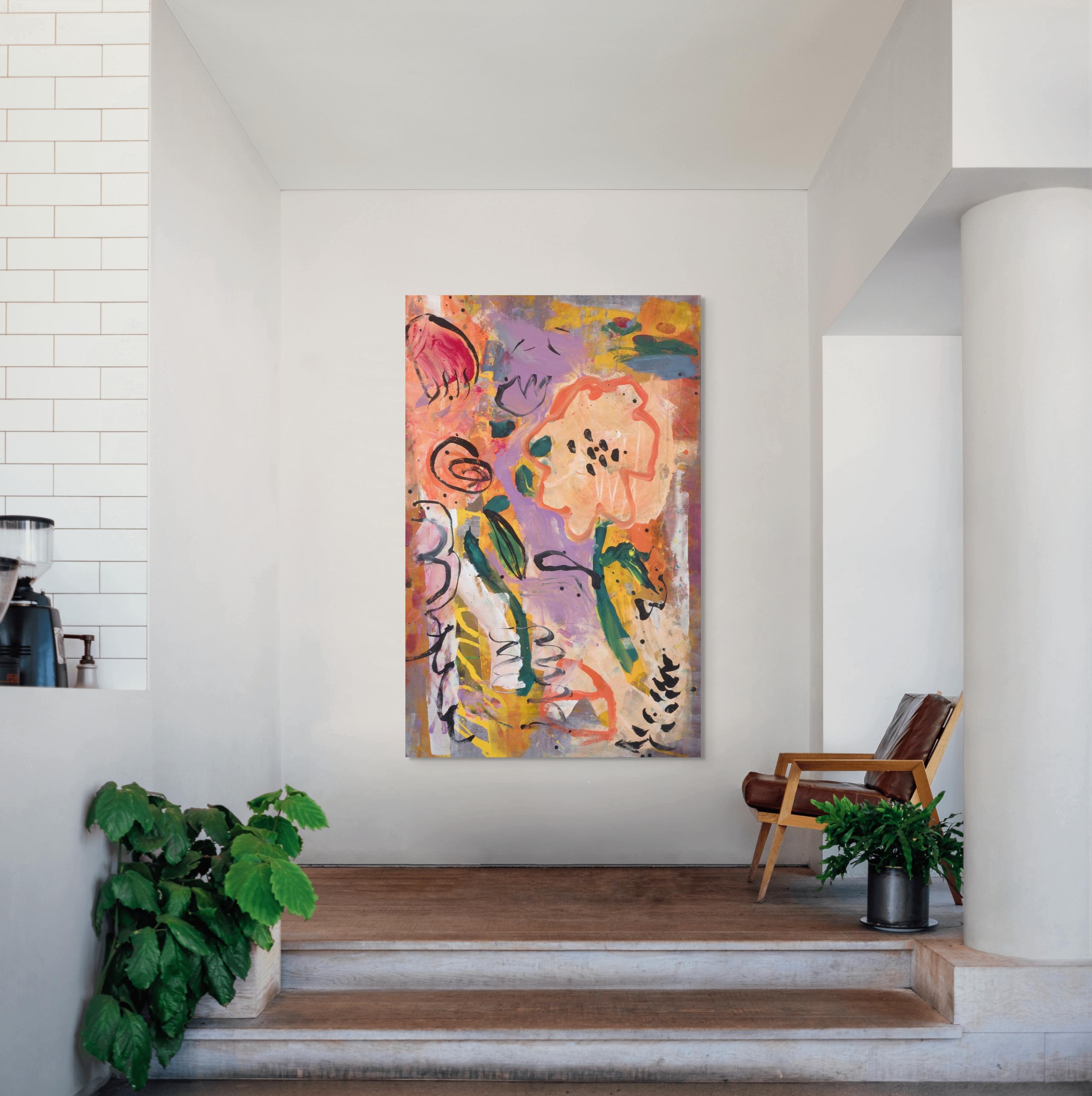 Jane Booth - Floral Painting by Jane Booth "Flowers in the Valley ...