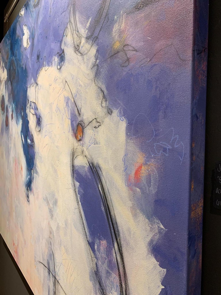 Jane Burton - Jane Burton. "Eight": Blue and white contemporary, mixed ...