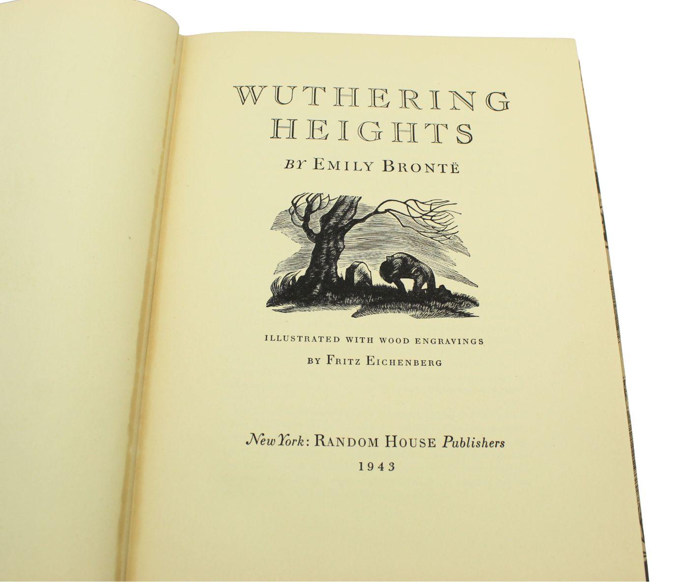 Jane Eyre by Charlotte Bronte and Wuthering Heights by Emily Bronte, 2 ...
