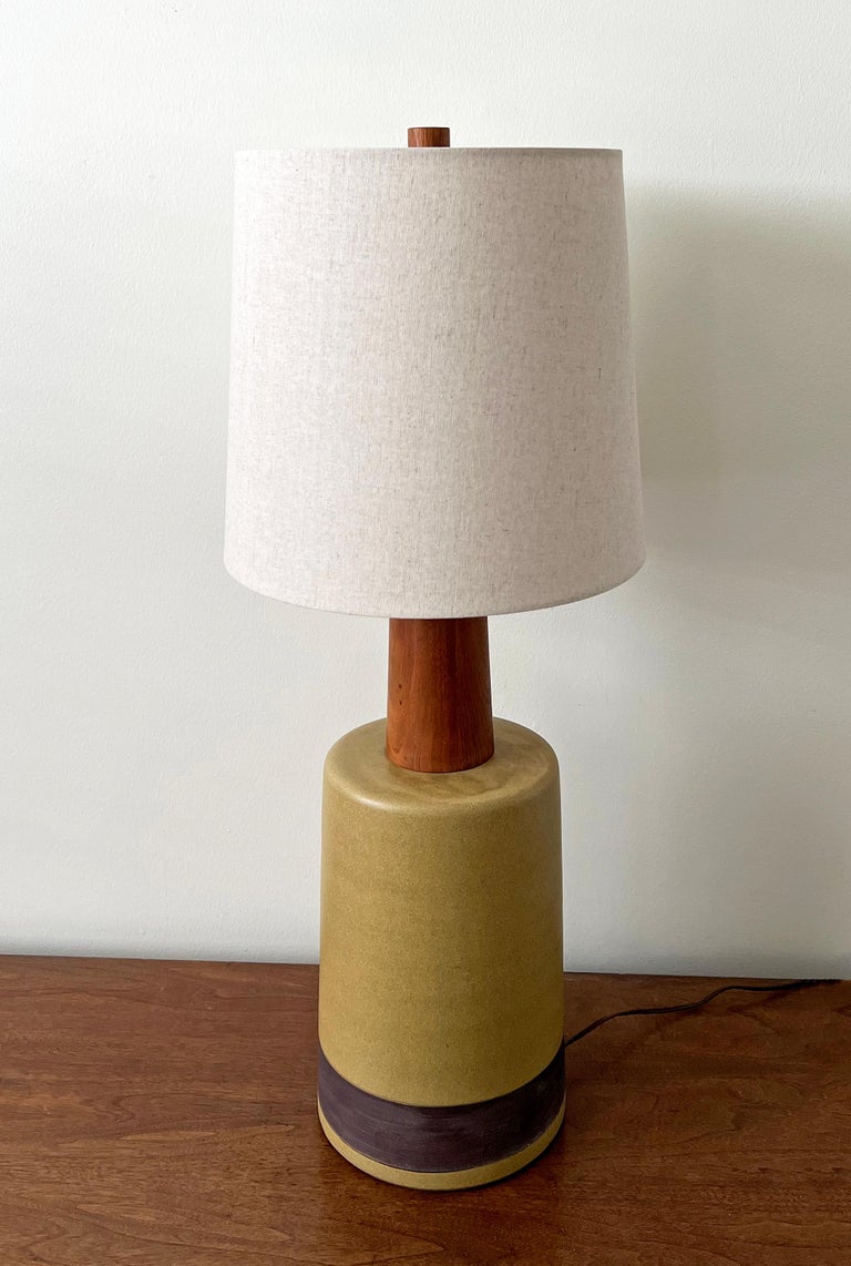 Jane and Gordon Martz, Large Table Lamp, Ceramic, Walnut, Marshall ...
