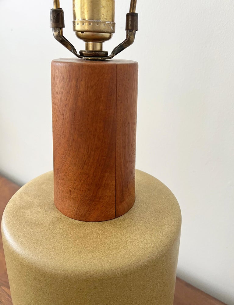 Jane and Gordon Martz, Large Table Lamp, Ceramic, Walnut, Marshall ...
