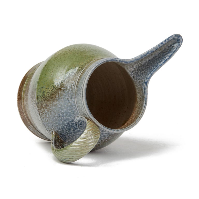 Jane Hamlyn Studio Pottery Salt Glazed Jug 20th Century at 1stDibs