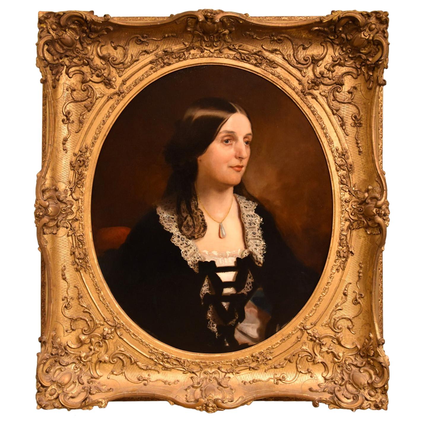 "Jane Lady Lurgan" Oil Painting by Henry Weigall Junior For Sale at 1stDibs