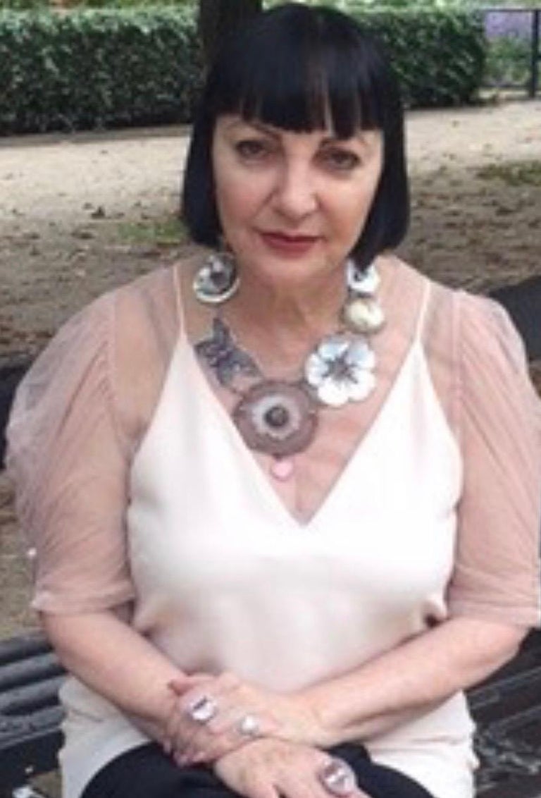 Jane Magon Collections "Romance in the Garden" Gemstone Silver Necklace ...