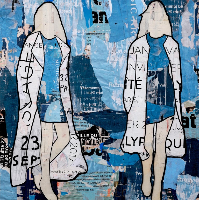 Jane Maxwell - Blue Billboard Girls at 1stDibs
