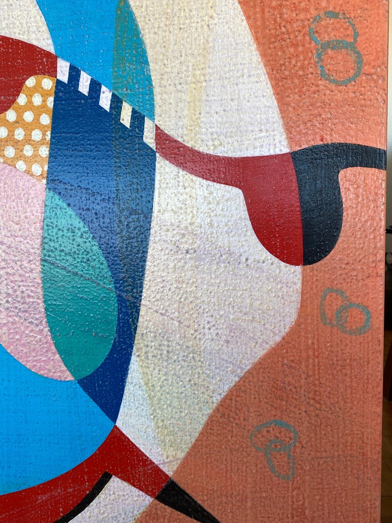 Jane Mitchell Alegria 3 Canvas Mural, 1981 For Sale at 1stDibs