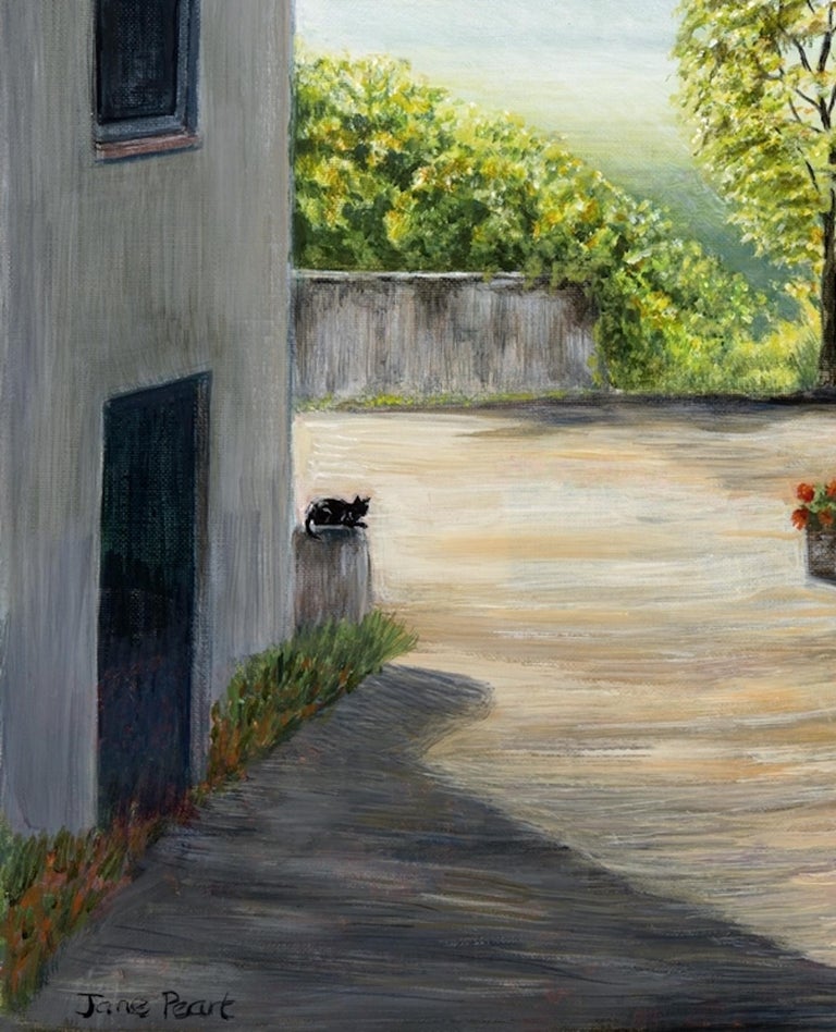 Jane Peart - Morning Mist Over Pyrenees, France, Jane Peart, Realist ...