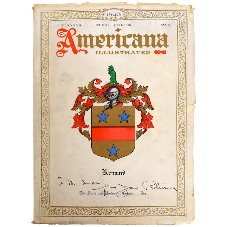 Jane Peterson Autograph with Magazine Article For Sale at 1stDibs