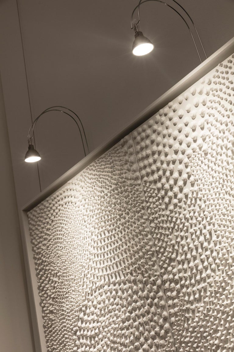 Jane Puylagarde - Four Pieces of White, Monochrome Painting at 1stDibs