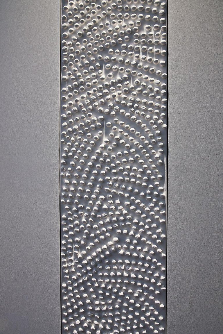 Jane Puylagarde - Tableau N°8 by Jane Puylagarde - Monochrome Painting, White, Dimensional Art ...