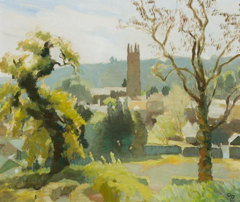 Jane Storey - Jane Storey - Signed and Framed 1972 Oil, Village ...